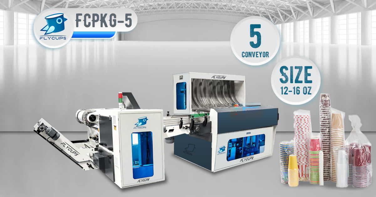 Paper Cups Automatic Counting and Packaging Machine 5 Gates Super ...